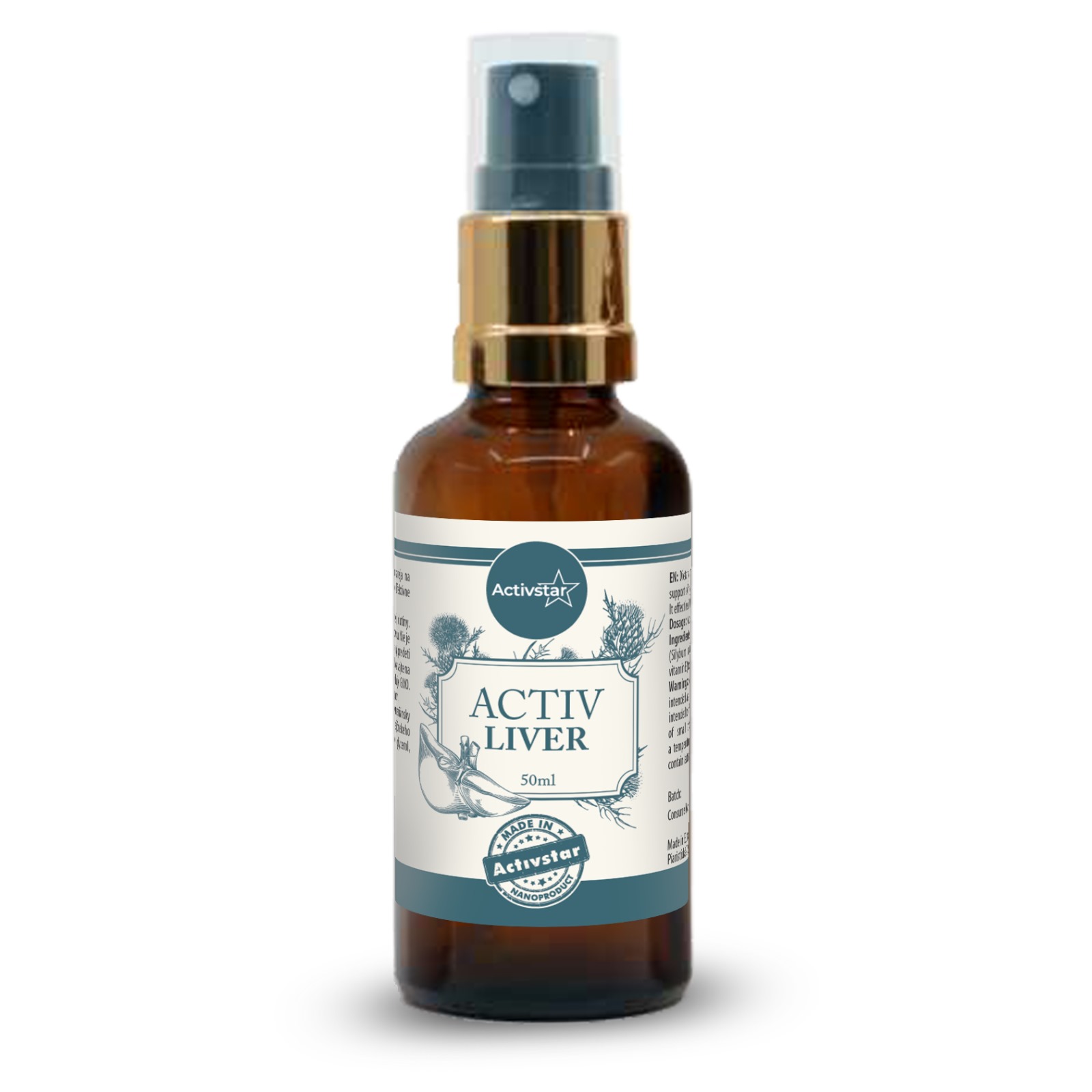 Activstar - Activ LIVER spray 50 ml | activstar.sk